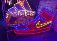 China 12VDC Acrylic Silicone Led Neon Shoes Billboard 200cm for sale