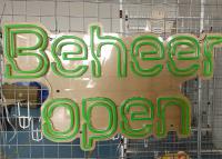 China 14 Color Silica Gel Lighting Letter Billboard Vasten Open for sale