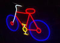 China Vasten Custom Made Led Light Signs bicycle neon sign billboard for sale