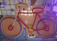 China Vasten Custom Made Led Light Signs bicycle neon sign billboard for sale