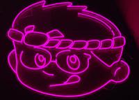 China EU Plug 100cm Acrylic Led Neon Signs Silica Gel AC240V for sale