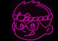 China EU Plug 100cm Acrylic Led Neon Signs Silica Gel AC240V for sale