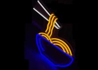 China 18 Colors 12VDC Acrylic Noodles LED Neon Signs AU Plug for sale