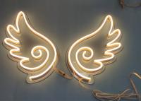 China Silica Gel  Vasten Wing Neon Led Signs 12VDC For Amusement Park for sale