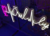 China RoHS AC100V 150cm Silica Gel Neon Sign 18 colors For Store for sale