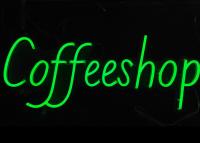 China Coofeeshop neon sign custom size for coffe  business street shopping center for sale