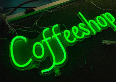 China Coofeeshop neon sign custom size for coffe  business street shopping center for sale