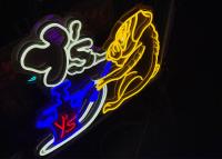 China Snoopy dog Custom Made Neon Signs Handmade neon lighing tube  board for sale