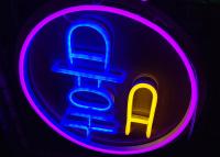 China Circle Logo 12VDC 150cm Custom Led Neon Signs Picture Can CE for sale