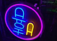 China Circle Logo 12VDC 150cm Custom Led Neon Signs Picture Can CE for sale