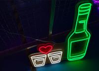 China Restaurant Beer Bar Led Neon Flex Tube Silica Gel Acrylic for sale