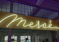 China English Word Letter Custom Neon Signs Square backboard 50000hrs for sale