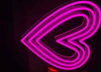 China No Fragile Pink Heart RGB LED Neon Flex Married Party Dimmable for sale