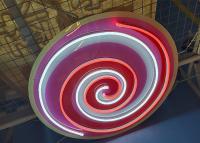China 200cm Candy Silica Gel Neon Sign AU Plug 12VDC Custom Neon Led Signs for sale