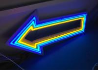 China 14 Colors Arrow Mark Artcraft Neon Sign 8*16mm AU Plug 12VDC for sale