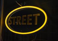China Street Artcraft Silica Gel Neon Mark Lighting Warning Board for sale