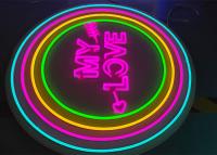 China Mark Lighting My Love Artcraft Neon Sign For Married Party for sale