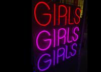 China Beauty Shop Artcraft Acrylic Led Flexible Neon Tube Square Backboard 200cm for sale