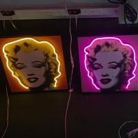 China Custom UV famous People neon sign 12v silica gel led neon sign waterproof signage for sale