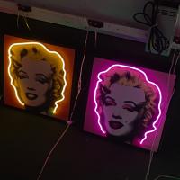 China Custom UV famous People neon sign 12v silica gel led neon sign waterproof signage for sale