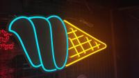 China Custom ice cream neon sign for coffee pub bar led neon sign for sale