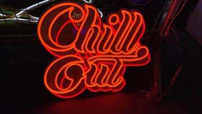 China Custom ski resort neon sign men cave dorm  house wall lighting deco for sale