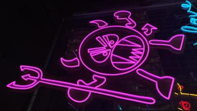 China Restaurant  pub neon sign wall lighting deco led neon flex tube handmade for sale