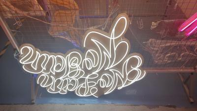 China Wordart font style neon sign wall lighting deco led neon flex tube for sale