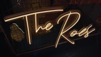 China AC240V Waterproof Square Backboard Neon Bar Signs The Rose Logo No Fragile for sale