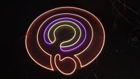 China Circle Logo Cuttable Neon Signs Silica Gel Hang Wall Lighting 8×12mm for sale