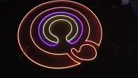China Circle Logo Cuttable Neon Signs Silica Gel Hang Wall Lighting 8×12mm for sale