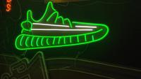 China Cuttable AC240V Acrylic Led Neon Sign FREE Running Shoes No Fragile for sale