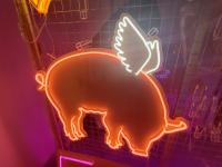 China AC100V RoHS Acrylic Custom Neon Signs Mencave Halloween 50000hrs Cuttable for sale