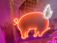 China AC100V RoHS Acrylic Custom Neon Signs Mencave Halloween 50000hrs Cuttable for sale
