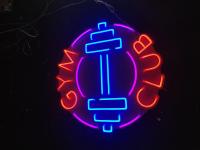 China 8×12mm Silica Gel Cuttable Led Neon Signs Restroom GYM CLUB AC100V for sale