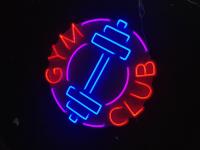 China 8×12mm Silica Gel Cuttable Led Neon Signs Restroom GYM CLUB AC100V for sale