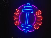 China 8×12mm Silica Gel Cuttable Led Neon Signs Restroom GYM CLUB AC100V for sale