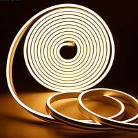 China 5×12mm 8W/M Led Neon Flex Tube Silica Gel Warm White No Fragile for sale