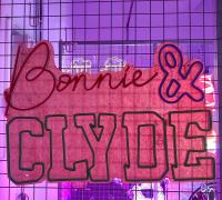 China Bonnie&clyde Lover weeding party bedroom house neon sign for sale