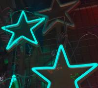 China Star neon sign for christmas custom size waterproof outdoor neon sign for sale