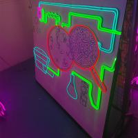 China Station neon sign shopping mall neon wall sign handmade custom neon sign for sale
