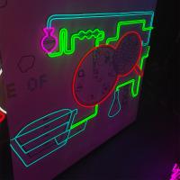 China Station neon sign shopping mall neon wall sign handmade custom neon sign for sale