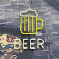 China Neon signs blessed Beer neon bar signs neon beer signs for sale