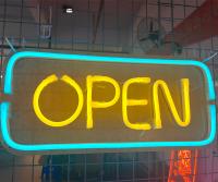 China Waterproof Open neon sign  outdoor open neon light sign flexible neon for sale