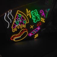 China Pizza neon sign hot dog custom neon signs for snack bar food shop for sale