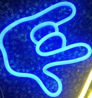 China Halloween Decor Neon Lights LED Neon Signs I Love You Gesture for sale