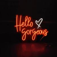 China Hello gorgeous custom wedding neon sign vasten neon letter signs for sale