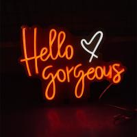 China Hello gorgeous custom wedding neon sign vasten neon letter signs for sale