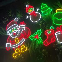 China Ac100v Gift Led Neon Sign No Fragile Christmas Santa Claus Cuttable Waterproof for sale