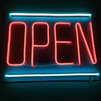 China Open neon sign brightness business shop open custom led neon sign for sale